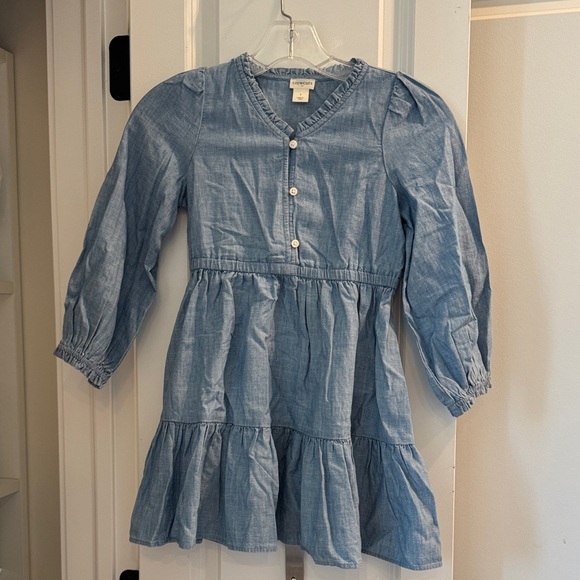 Crewcuts | Dresses | Crewcuts Blue Kids Dress Denim Worn Once | Poshmark